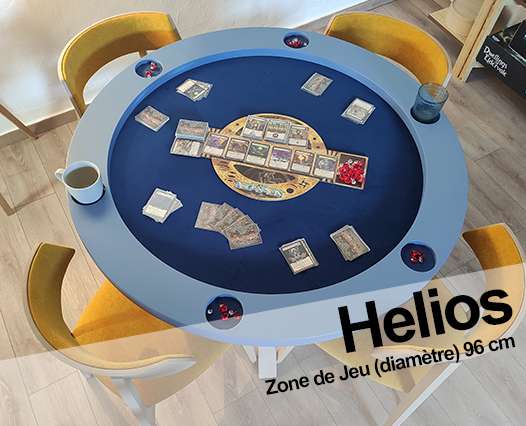 TABLE DE JEUX RONDE HELIOS